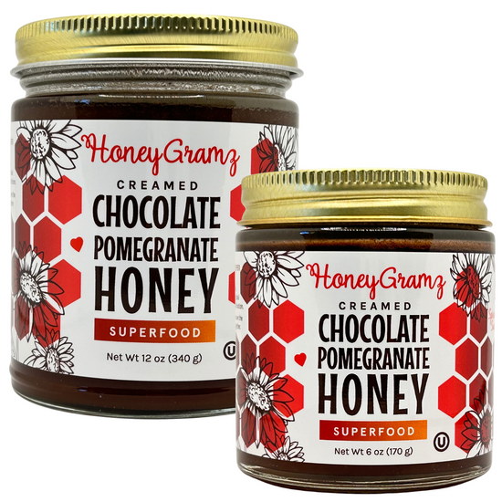 Organic Chocolate Pomegranate Honey – HoneyGramz